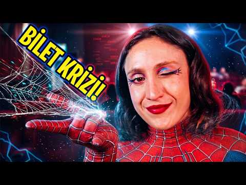 HASTAYIM AMA SPIDER-MAN GECESİNİ KAÇIRMAM! 🕸️ (Bilet Yanlış Çıktı...😱)