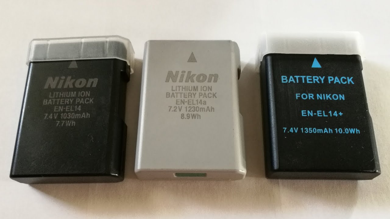 EN-EL14 vs EN-EL14a vs EN-EL14+ - YouTube
