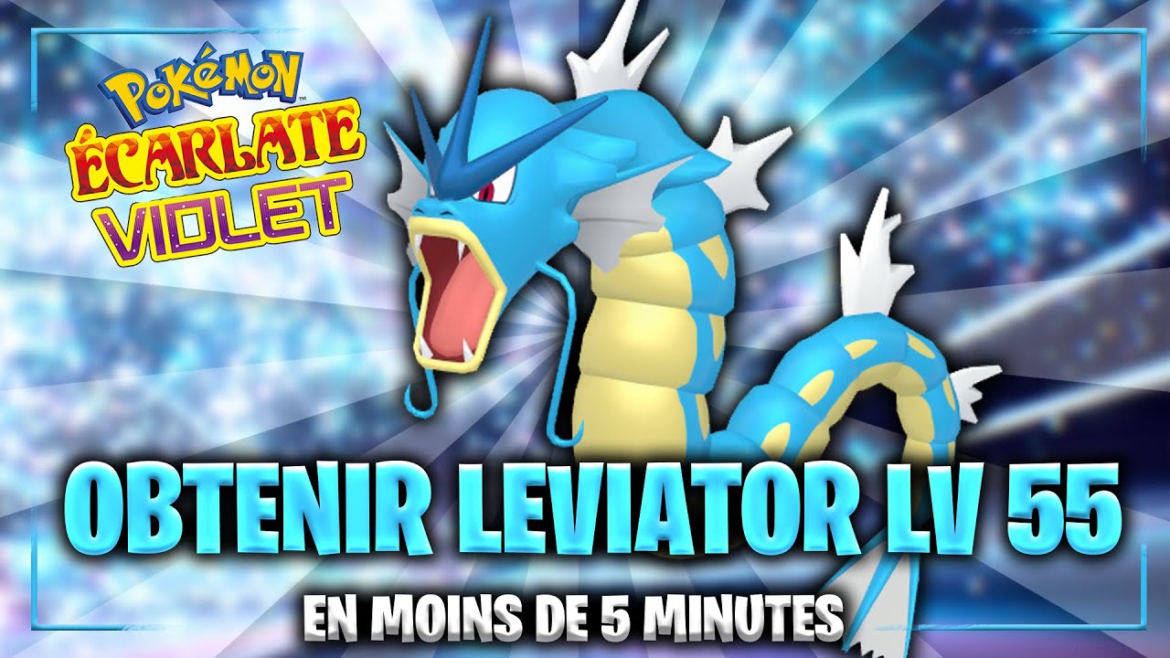 ASTUCE : AVOIR UN LEVIATOR LV 55 TERACRISTAL EN 5 MINUTES sur Pokémon ...