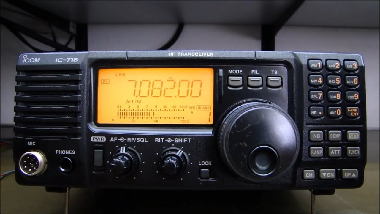 ALPHA TELECOM: HIPER MEGA REVISÃO ICOM IC-718 ''PRO BONO'' - YouTube
