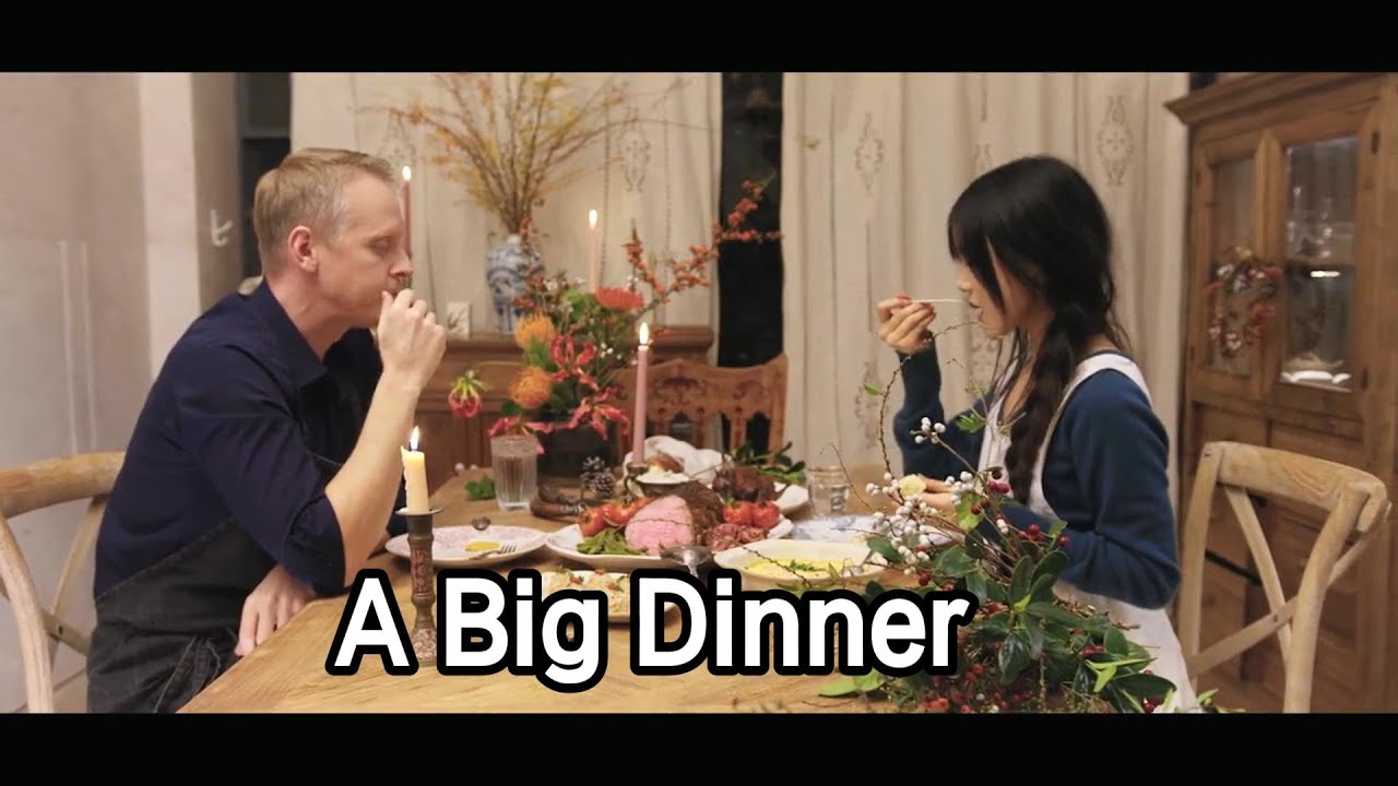 Michelin Chef prepares a feast:the perfect feast of fragrant roasted ...