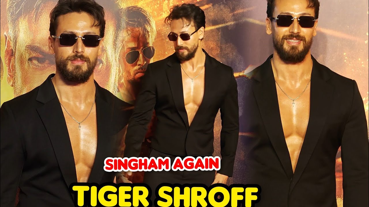 Tiger Shroff Makes a Stunning Entry, Flaunting His Fit Body in a Black ...
