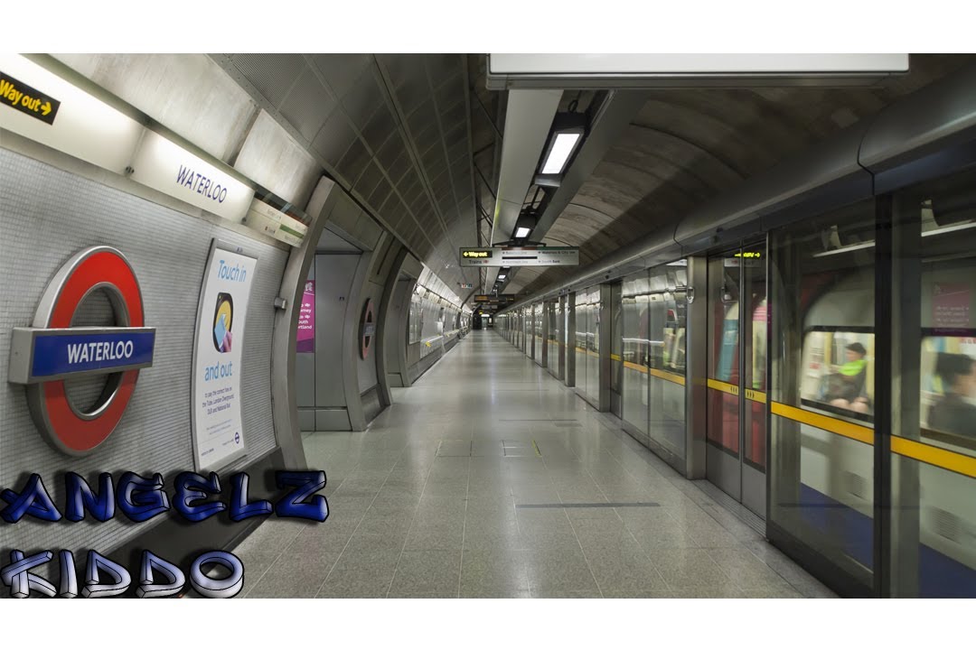 OpenBve Jubilee Line Arriving Waterloo - YouTube