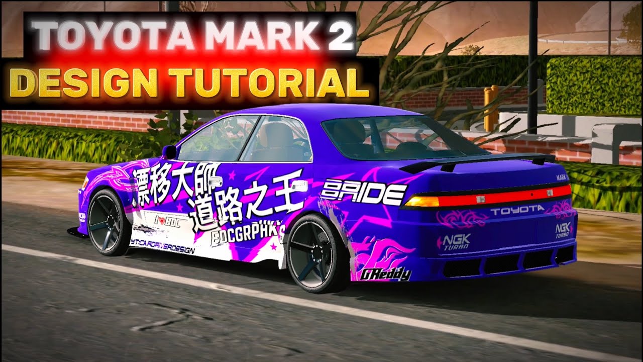 BEST TOYOTA MARK 2 DRIFT LIVERY DESIGN TUTORIAL | CAR PARKING MULTIPLAYER NEW UPDATE - YouTube