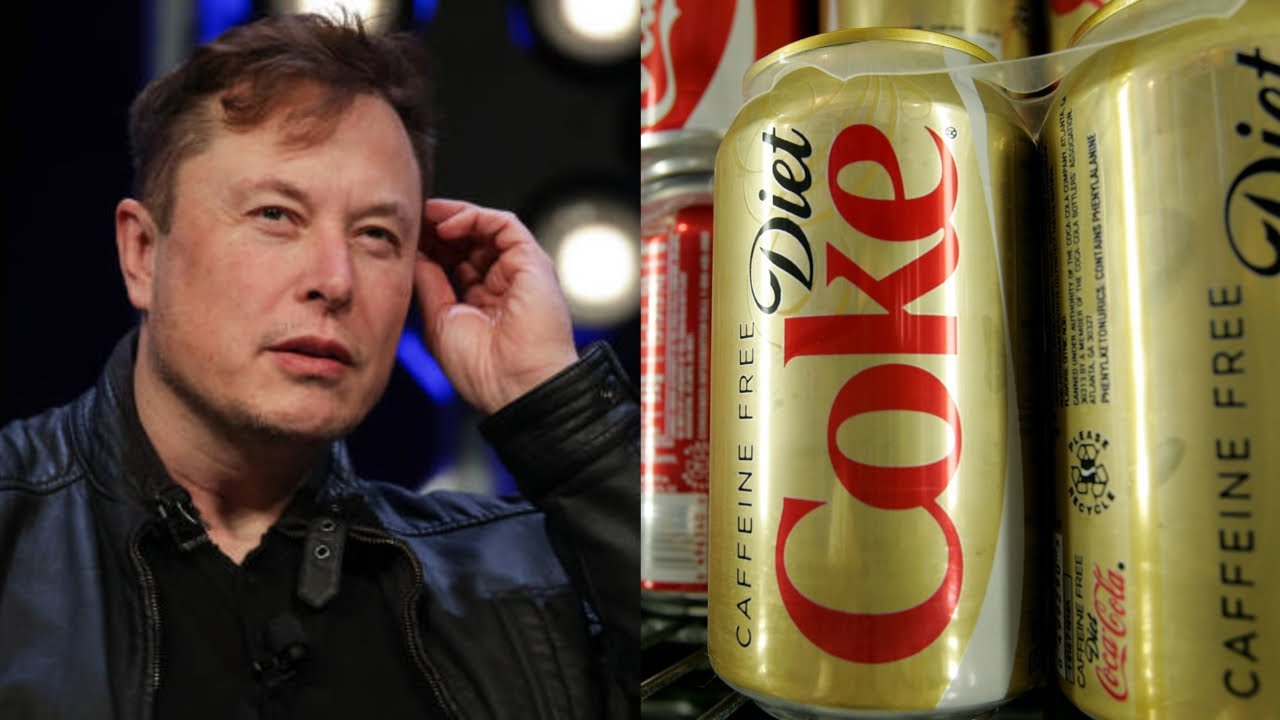 Left's bizarre take on Elon Musk drinking Diet Coke - YouTube