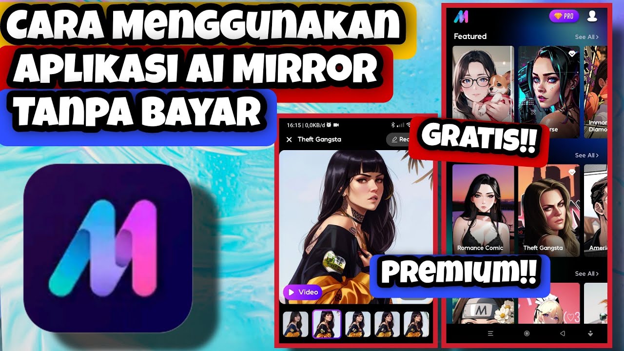 Cara Menggunakan Ai Mirror Tanpa Bayar || Ai Mirror Premium Tanpa Bayar ...