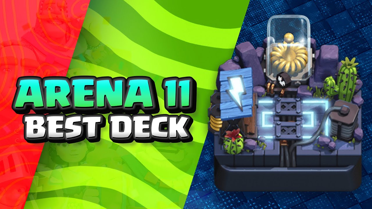 BEST DECK FOR ARENA 11 - Beating Arena Challenge Clash Royale - YouTube