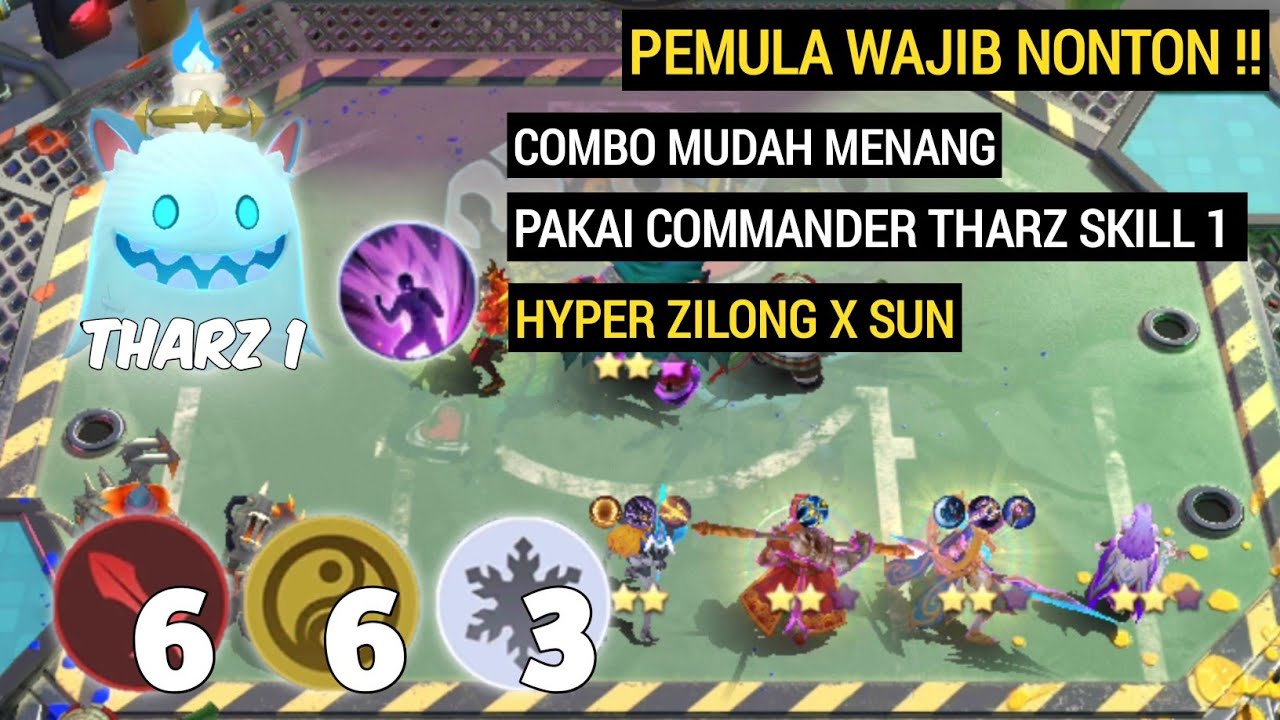 COMBO MUDAH MENANG PAKAI COMMANDER THARZ SKILL 1 I NEW GAMEPLAY THARZ 1 ...