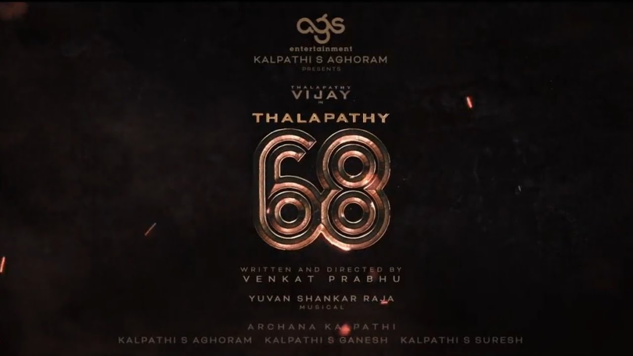 Thalapathy 68 Official Announcement Promo Video🔥| Vijay | Venkat Prabhu ...