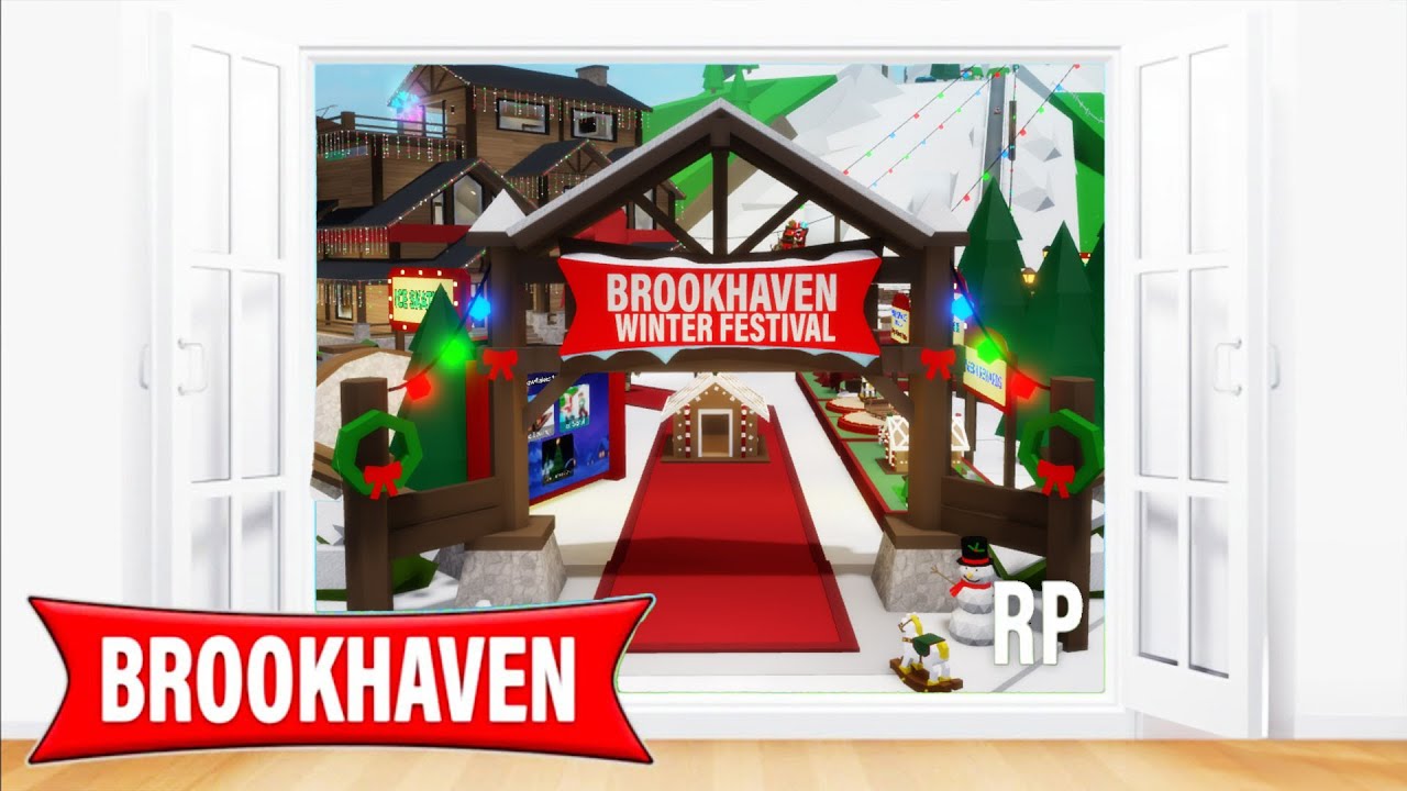 Roblox Brookhaven 🏡RP NEW WINTER FESTIVAL EVENT UPDATE (Snowflakes ...