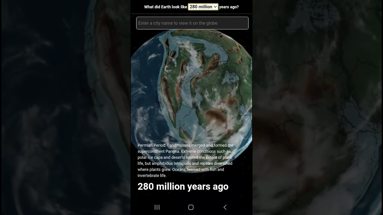 What Earth Looked Like 280 Million Years Ago - YouTube