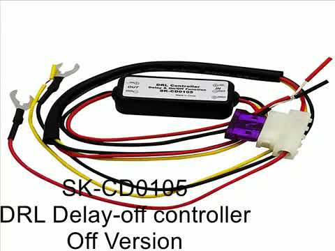 DRL Controller Auto Car LED Daytime Running Light Relay Harness Dimmer ...