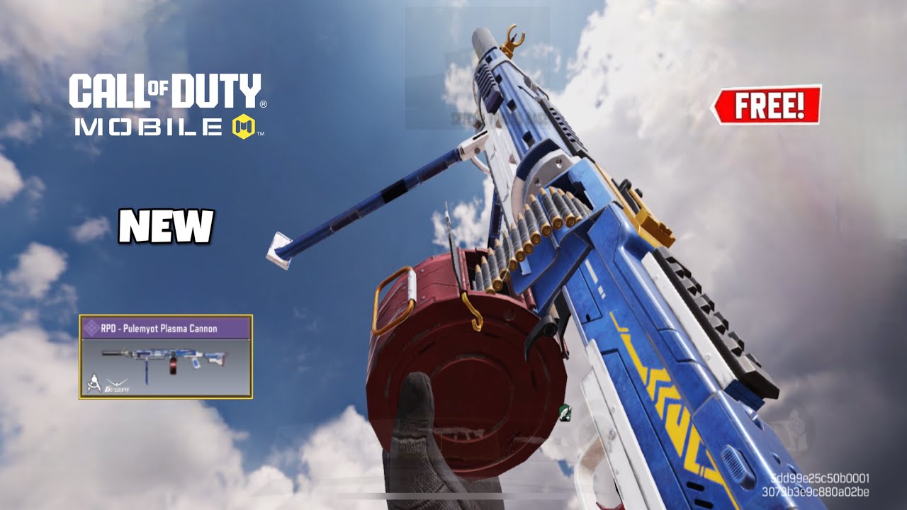 *NEW* FREE RPD - Pulemyot Plasma Cannon Gameplay in COD Mobile! | Milton37LiveCODM - YouTube