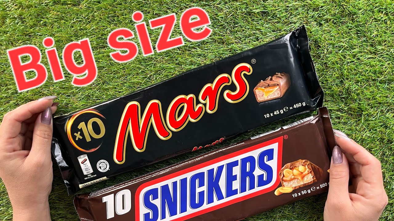 Sweet, candy, Asmr, Mars, Snickers, chocolate, unboxing - YouTube
