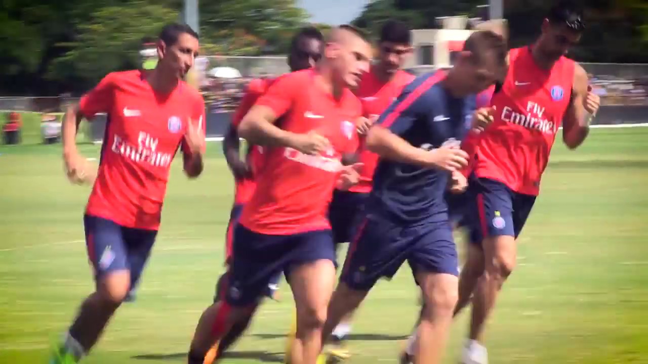 pre-season testing PSG players - YouTube