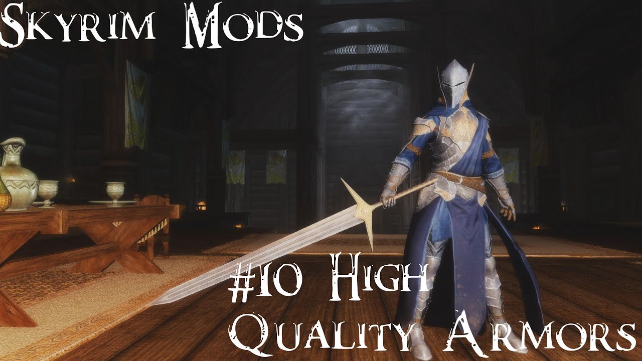 Skyrim Mods #10: Resplendent Armor + ESO Nord and Altmer Armor - YouTube