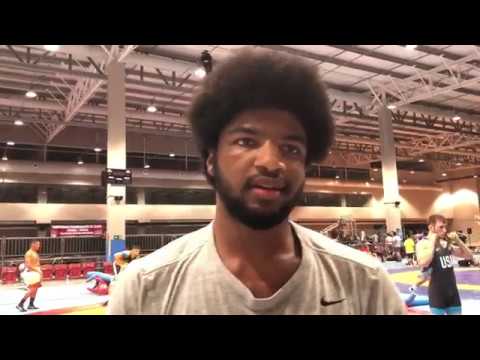 Cameron Caffey after winning Junior Pan-American title in freestyle at ...
