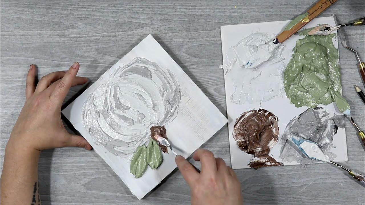 (135) Cute and Easy DIY Texture Fall Art, How to Make Your Own Texture ...