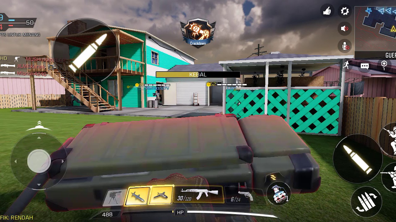 Iseng Macth Multiplayer Frontline Gang's - YouTube