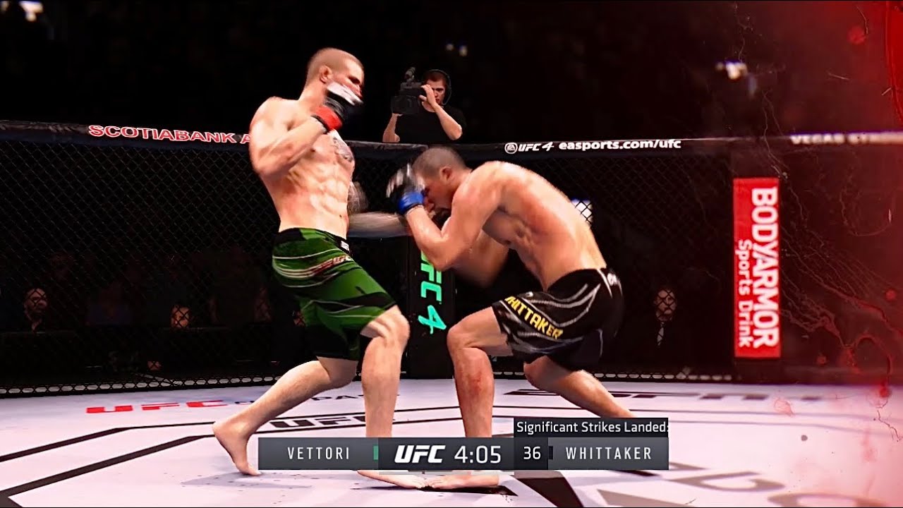 UFC 4 | pulling an Italian job on Whittaker - YouTube