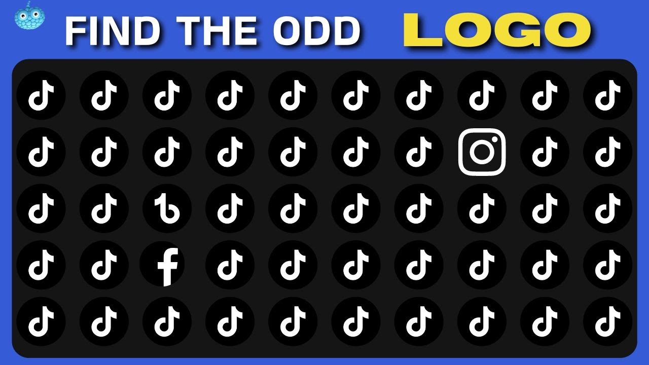 Find the ODD Logo Out - popular Logos Edition 🔎 | Quiz Challenge 🕹️| 20 ...