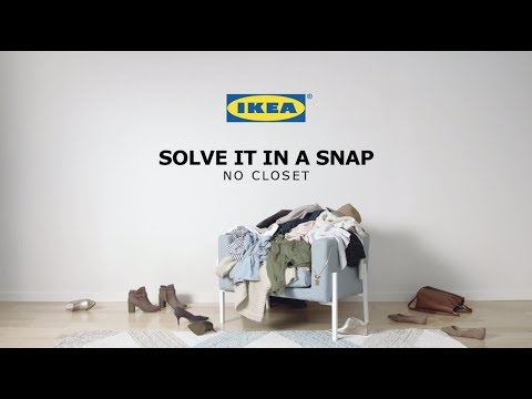 No Closet: Solve It In a Snap by IKEA