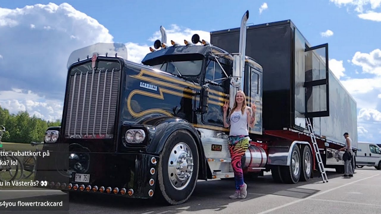 Real Life Smokey & The Bandit Truck!! | Västerås Summer Meet! American ...