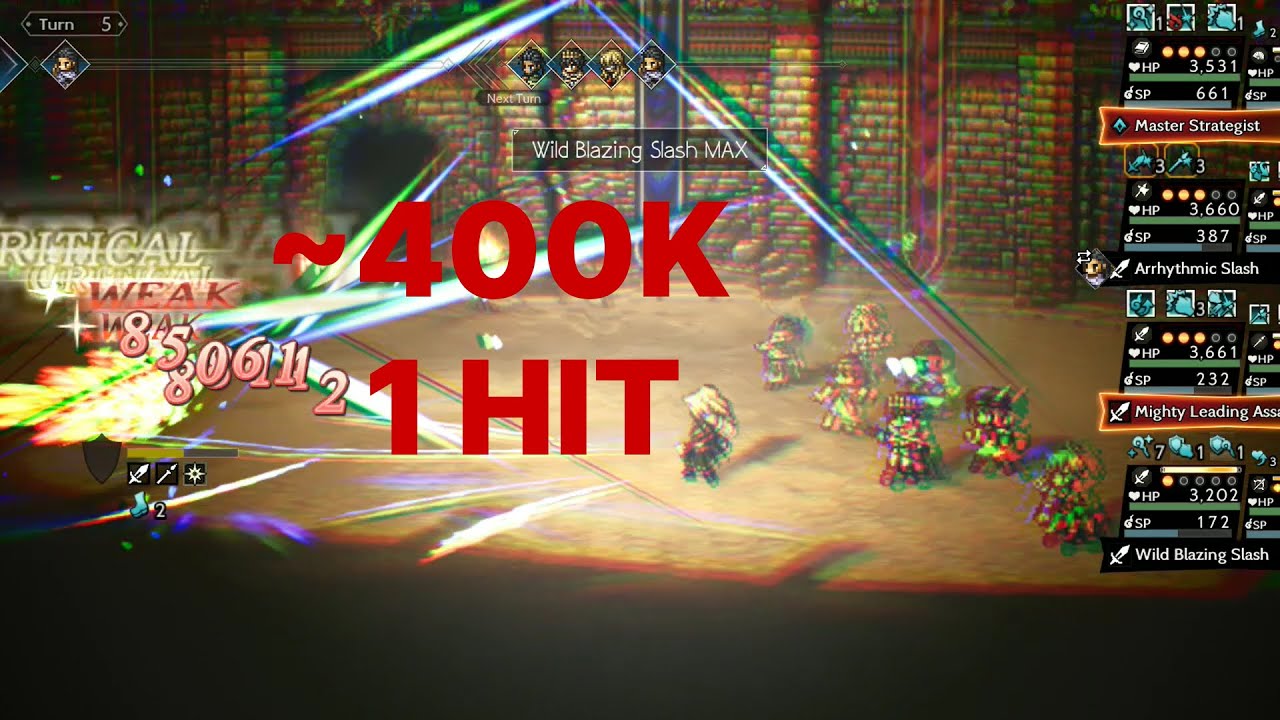 Yan Long 6T with FTP optimized team comp | Octopath Traveler ...