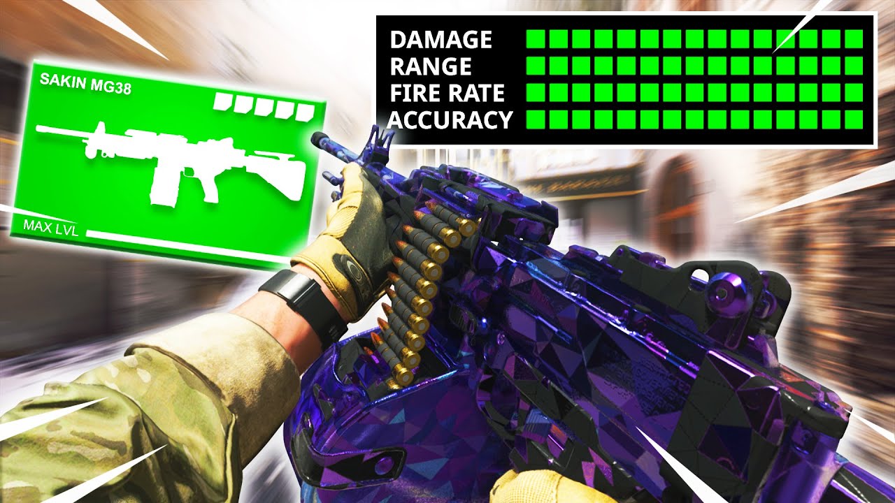 The *MAX DAMAGE* SAKING MG38 is the Best LMG - Warzone 2 - YouTube