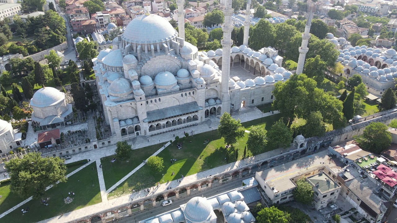 Istanbul 3/7 Yedi Tepe Seven Hills 4K Drone Beyazıt Kule Tower ve ...