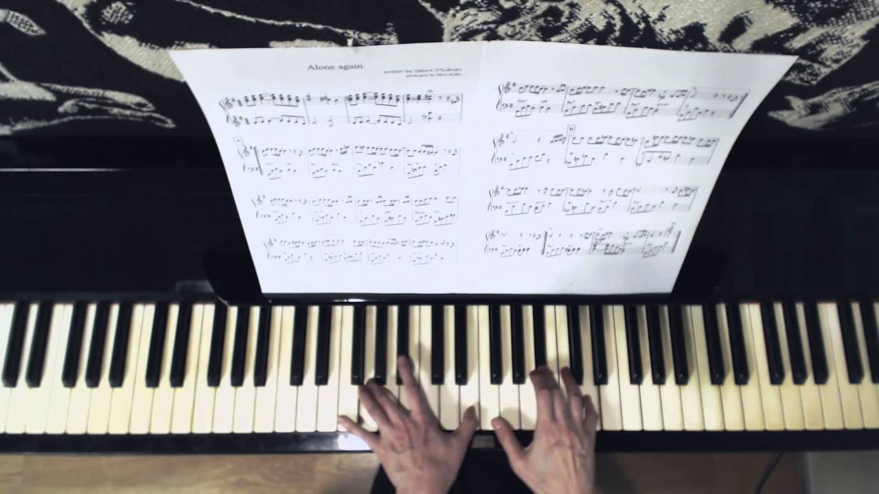 Alone again / Gilbert O'Sullivan - piano cover - YouTube