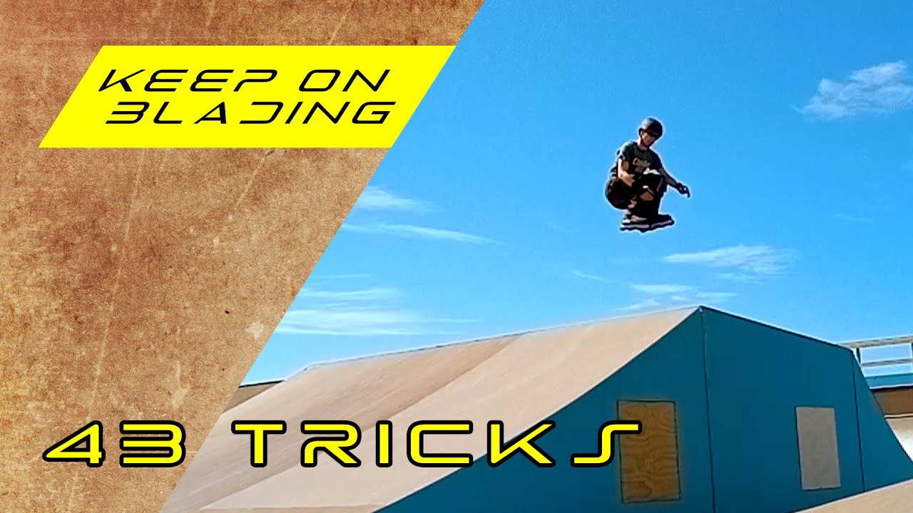43 year old does 43 roller blading tricks for his birthday | Rollerblading NZ - YouTube