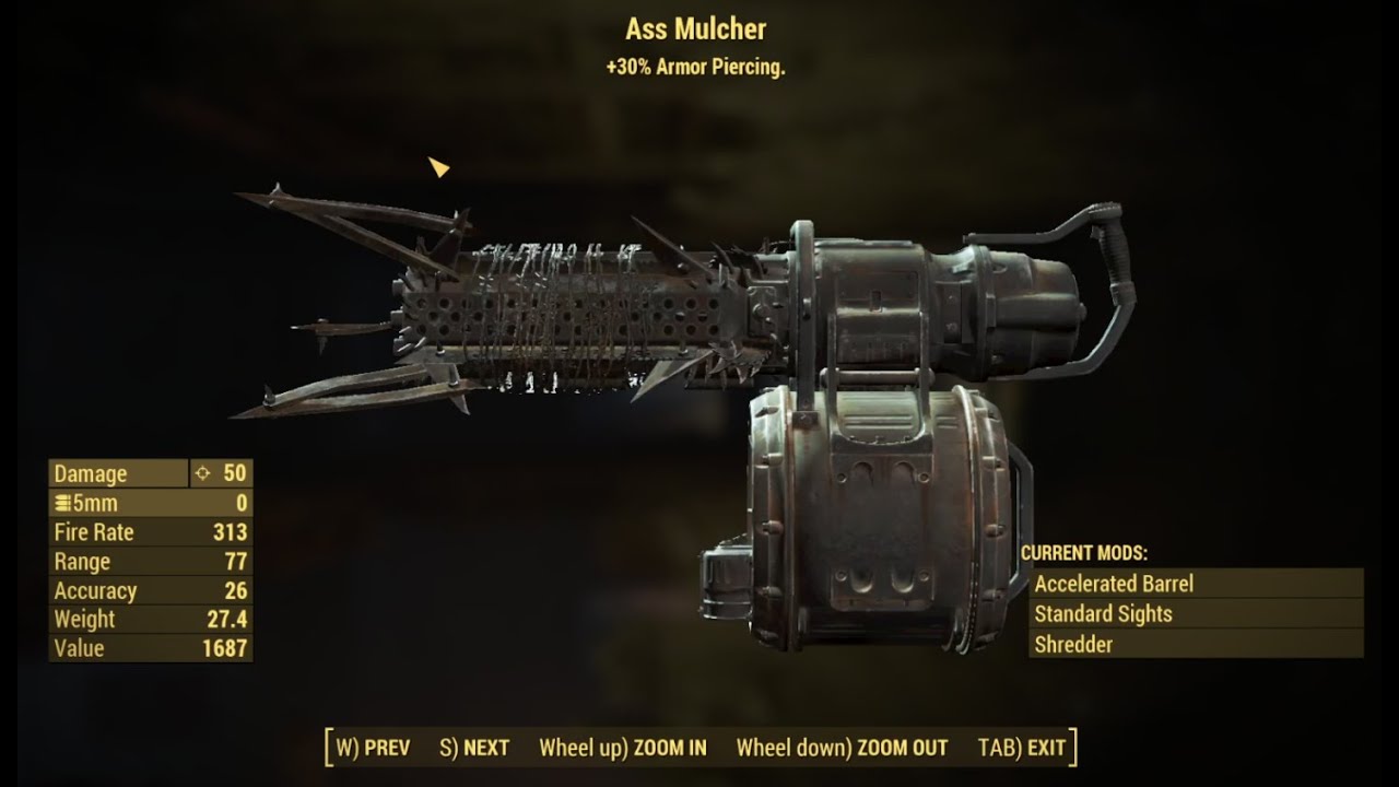 Recreating the Chainsaw in Fallout 4 - YouTube
