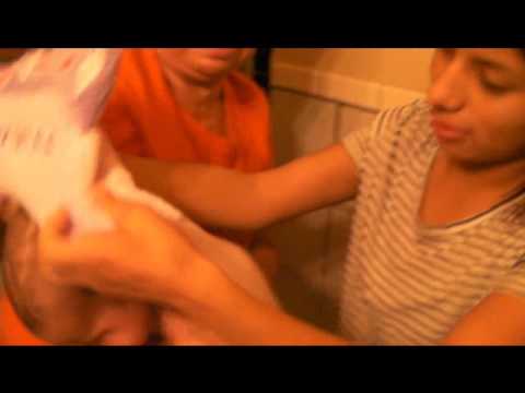 my baby girl bath time