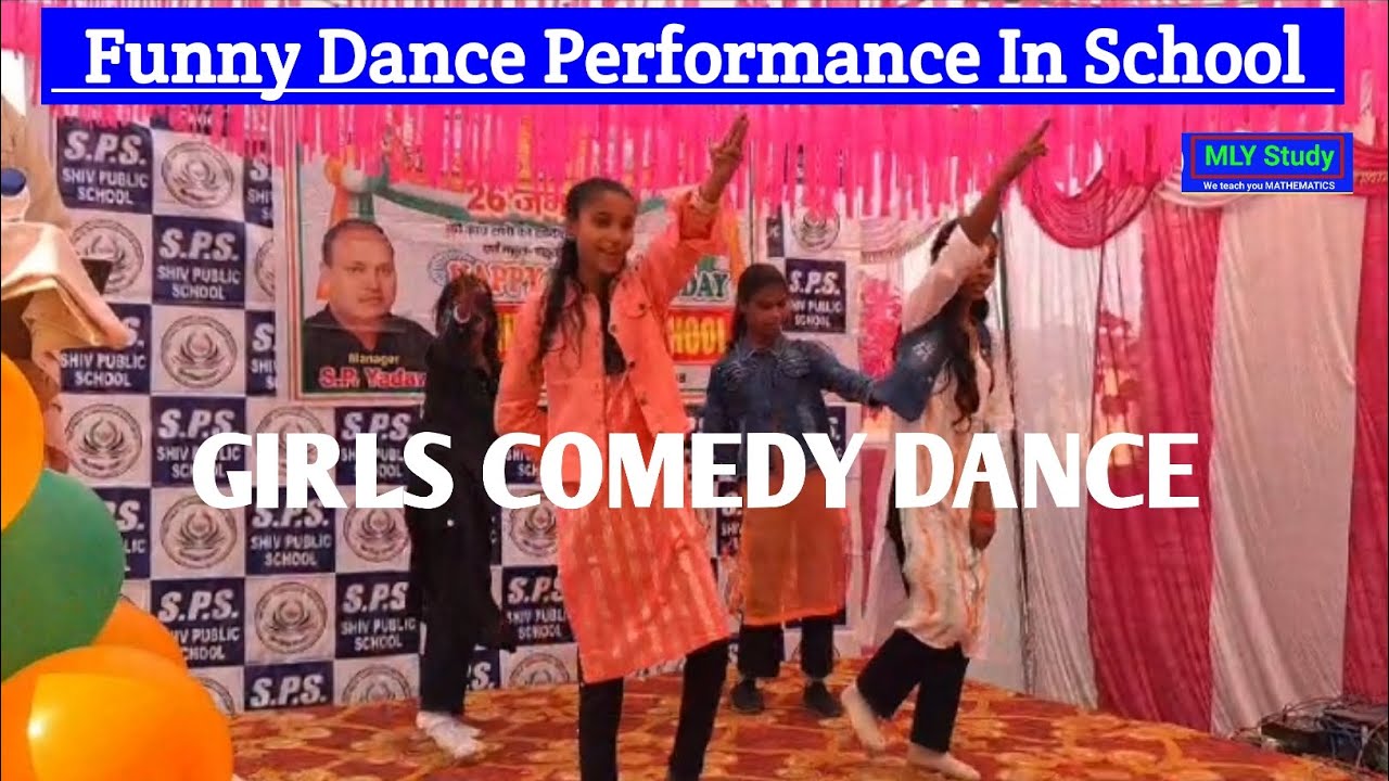Funny dance performance for girls | Funny dance for school function ...
