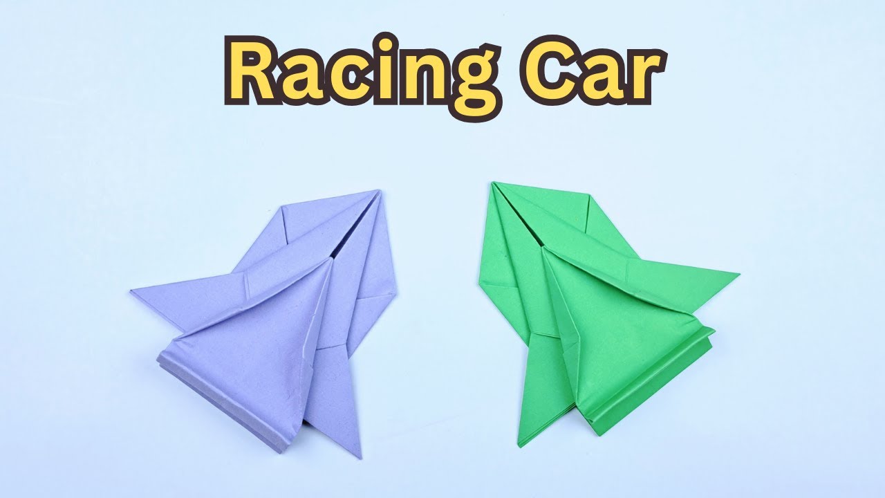 How to make an ORIGAMI CAR | Step by Step - YouTube