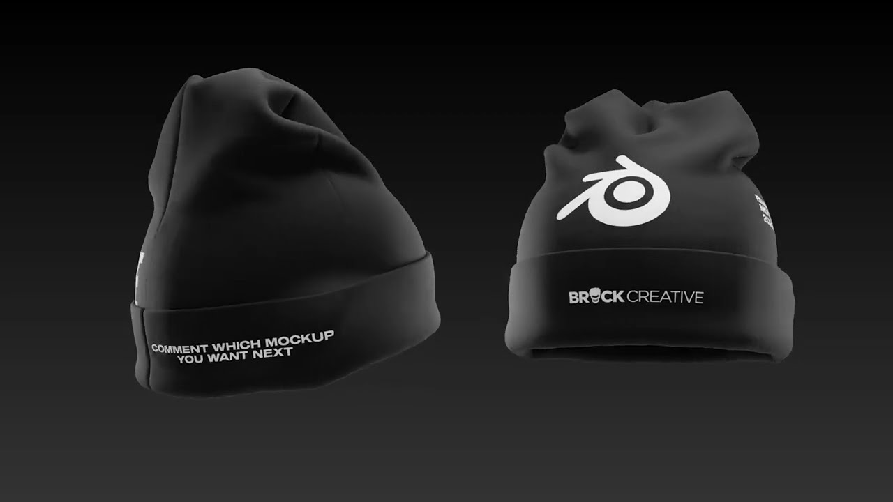 FREE 3D Beanie Mockup | Blender3D Tutorial - YouTube