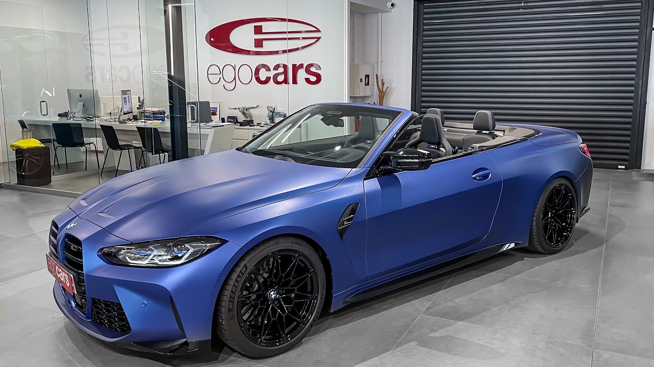 🚀 2022 / BMW M4 COMPETITION CABRIO XDRIVE / AZUL MATE - YouTube