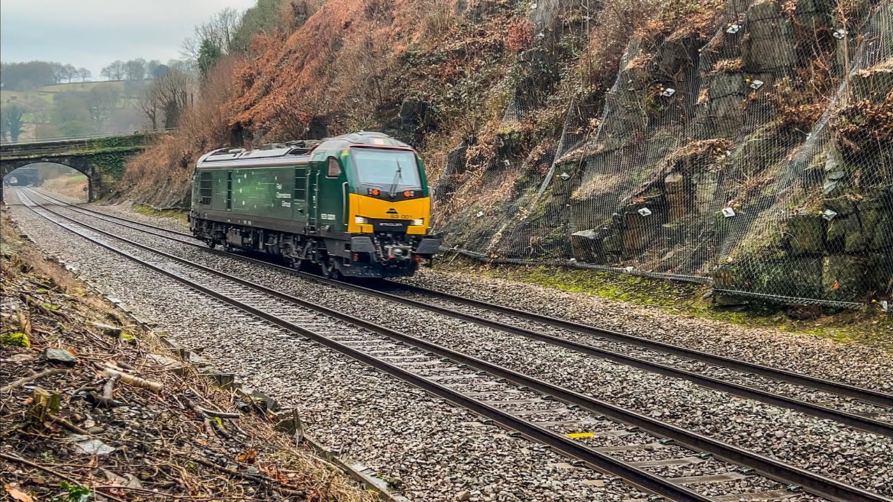 93001 0Q26 Crewe south yard - Worksop down yard 20/01/25 - YouTube