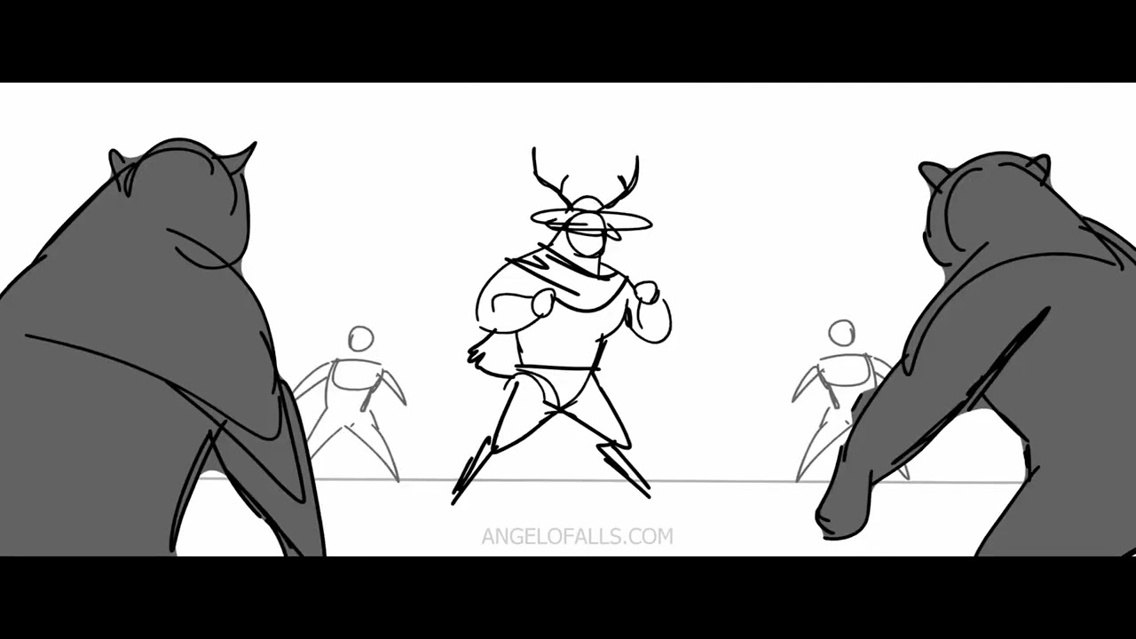 The Blizzard Walk / Fight scene - (misc. animatics) - YouTube