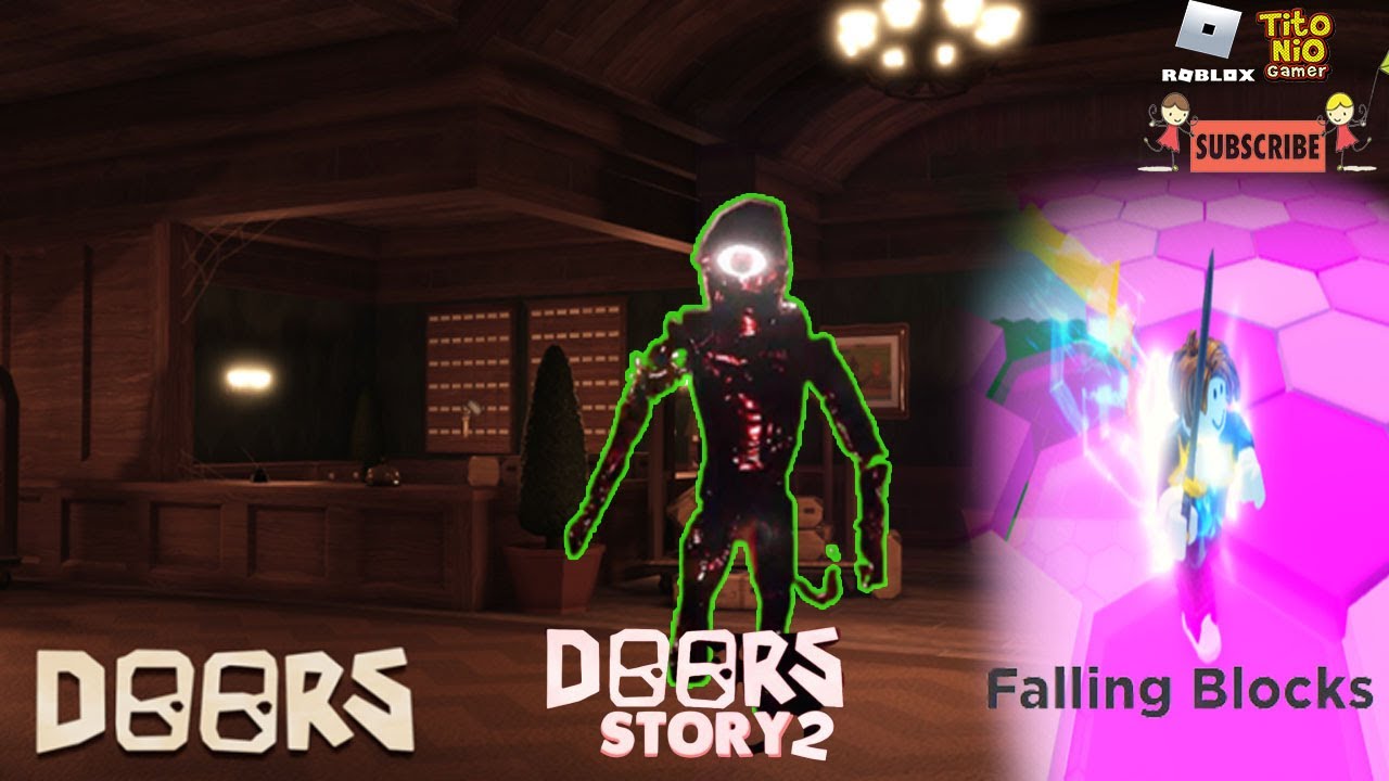 ROBLOX: Doors, Falling Blocks & Doors Story 2 - YouTube