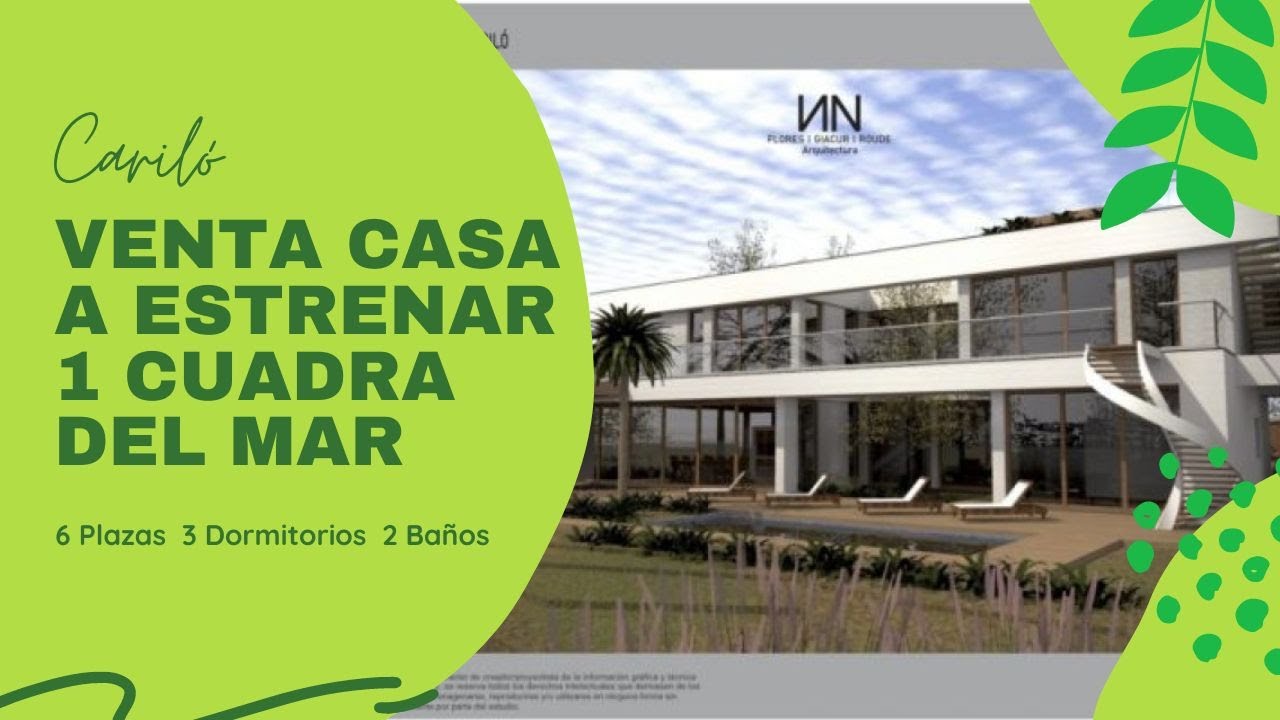 Venta Casa Carilo 1 Cuadra del Mar - YouTube