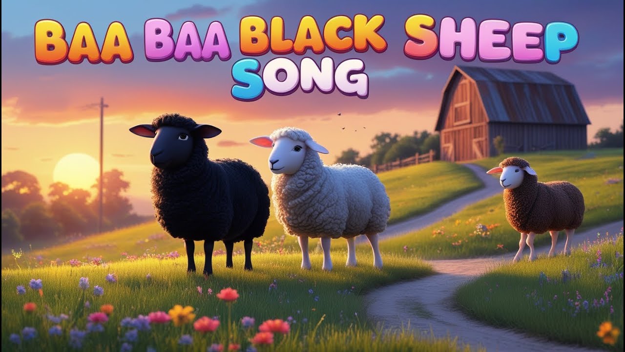 Baa Baa Black Sheep Song | Nursery Rhymes & Kids Songs | Kids rhyme ...