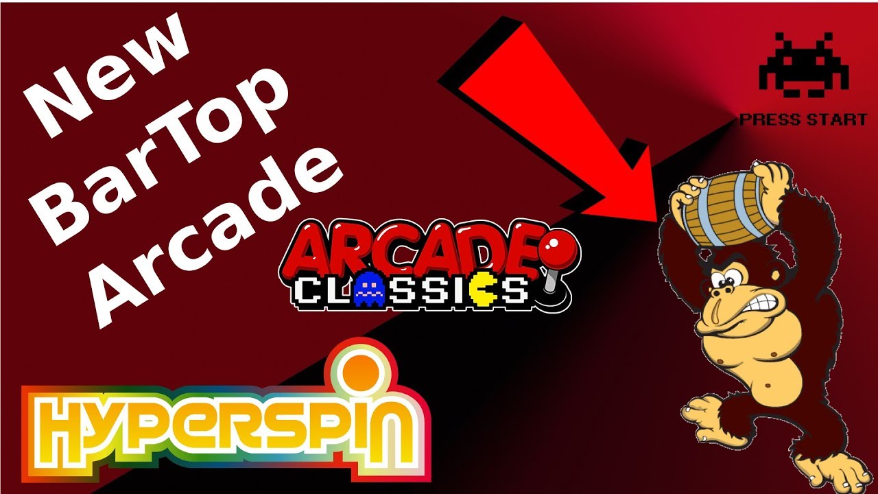 Latest Build Bartop Arcade Hyperspin 11 in 1 Emulators 2019 - YouTube