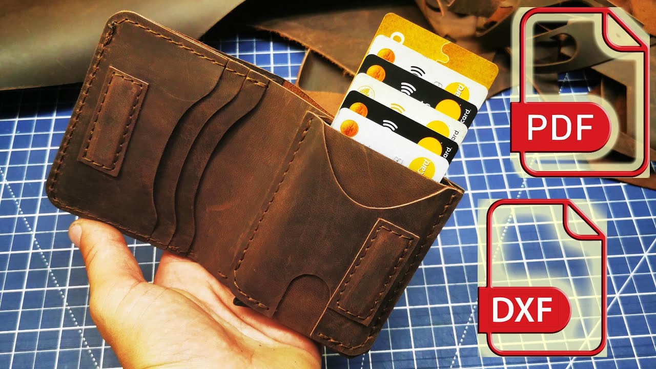 Making BEST Magnetic wallet for Men Leather Bifold with RFID pop up ...