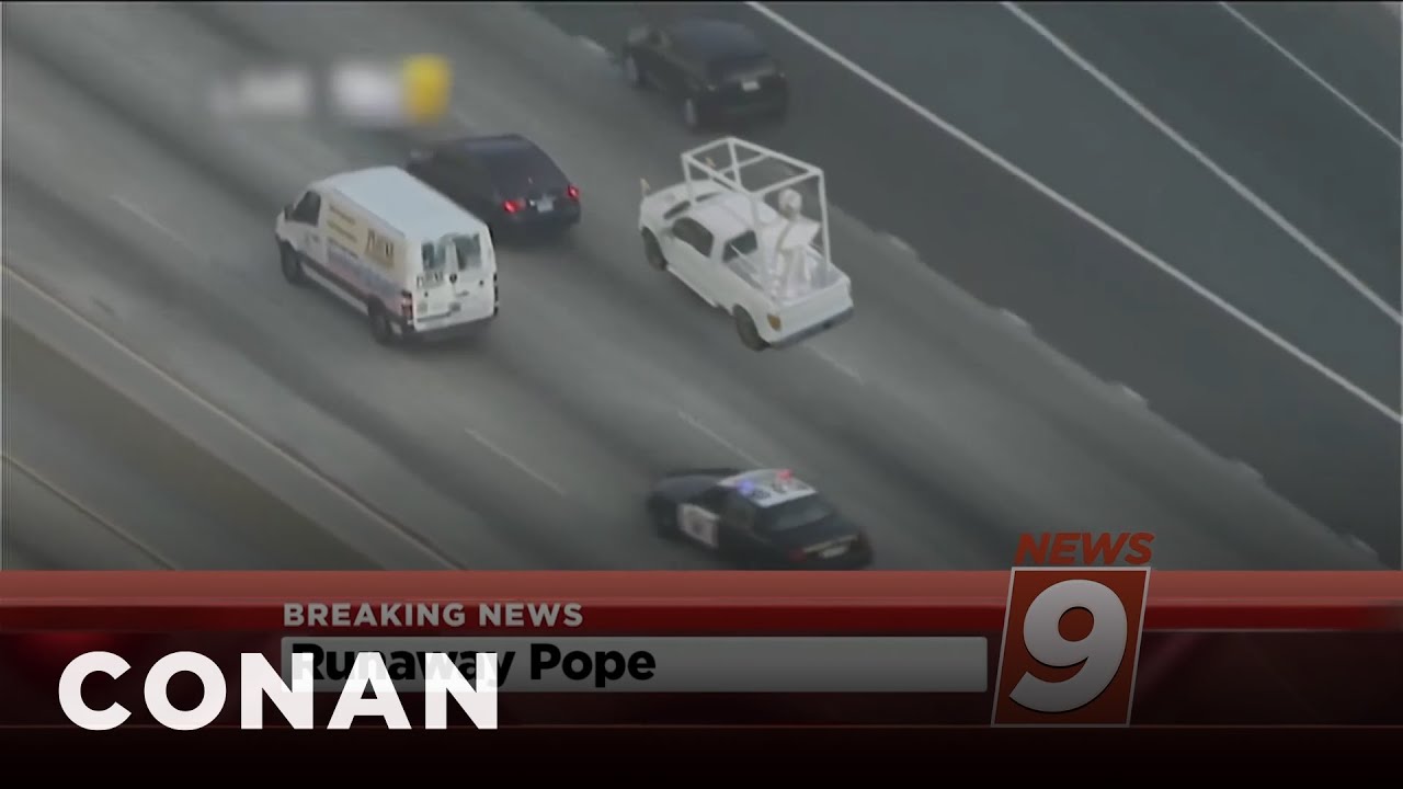 Runaway Pope! | CONAN on TBS - YouTube