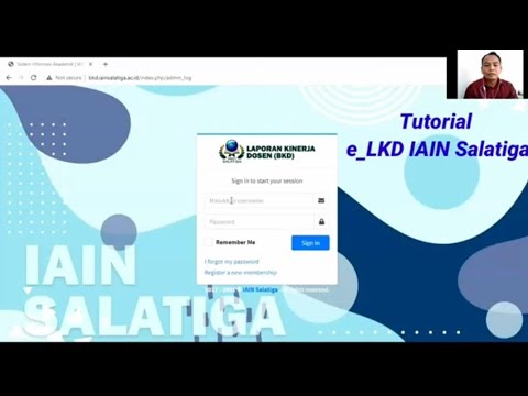 Tutorial e_LKD IAIN Salatiga|2021 - YouTube