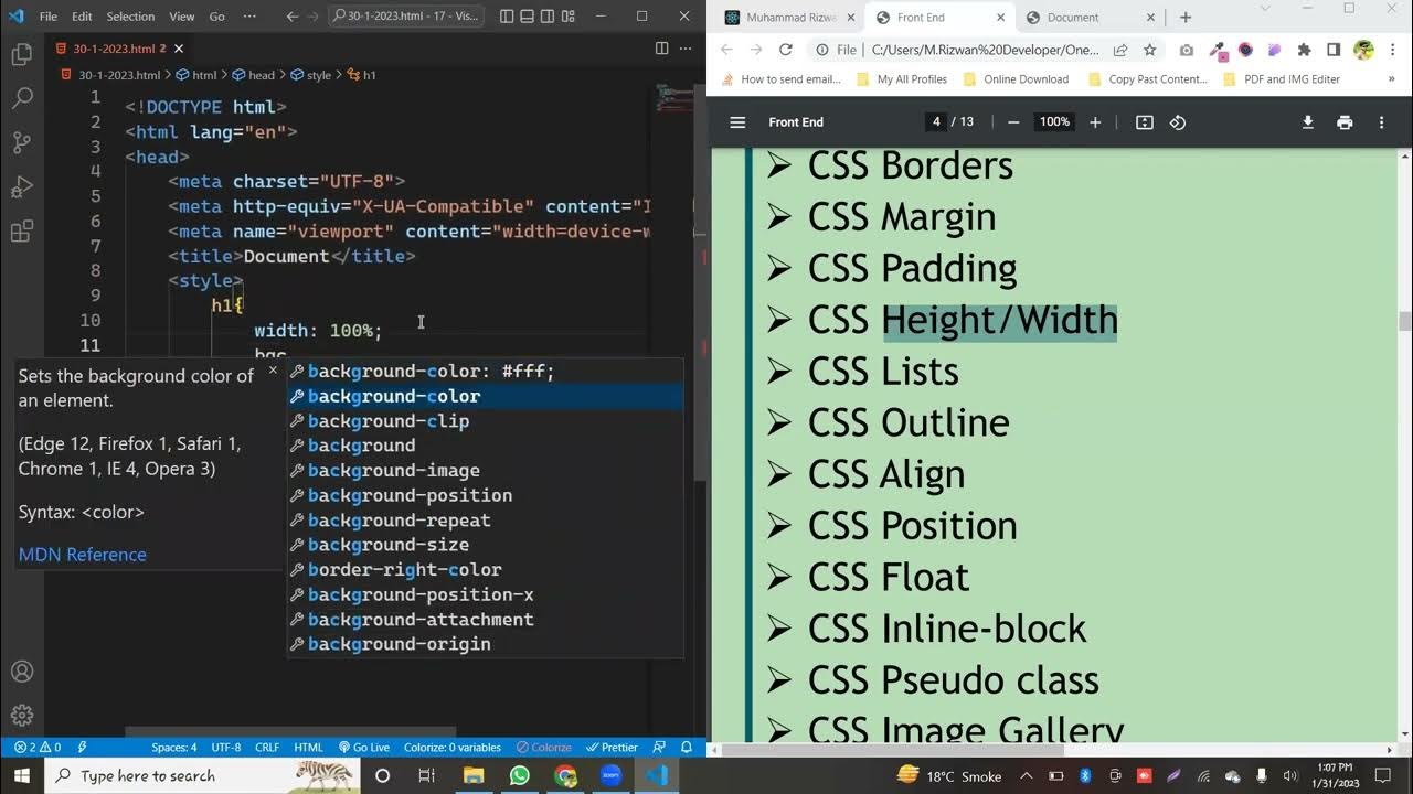 CSS And HTML - YouTube