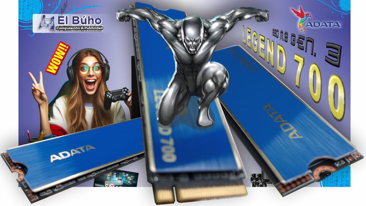 VELOCIDAD Y EFICIENCIA - SSD M.2 LEGEND 700 Adata 1Tb a un Supe Precio - YouTube