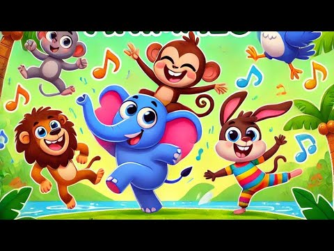 The Animal Boogie! 🐘 | Fun Animal Dance Song for Kids | Learn Animals ...
